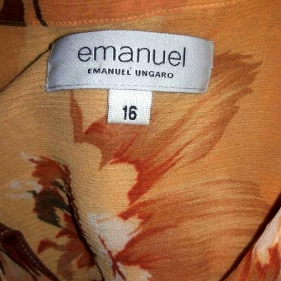 Emanuel Ungaro | Tops | Emanuel Ungaro 0 Silk Designer | Poshmark